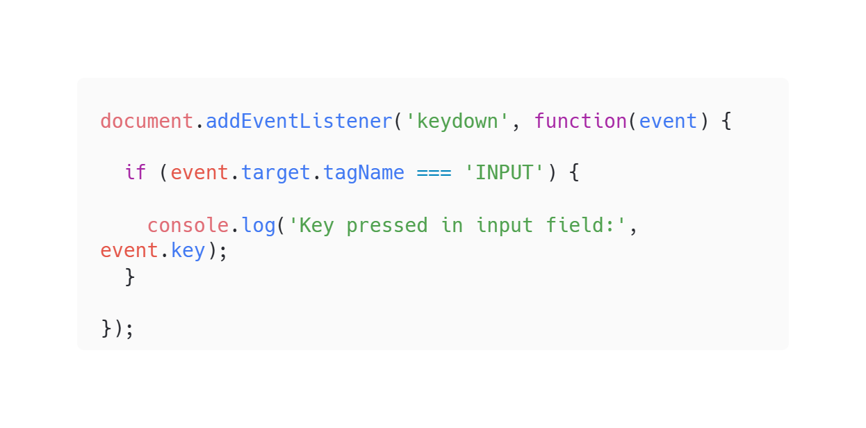 Handling Keyboard Events in JavaScript - DesignWithRehana
