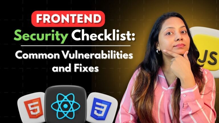 Frontend Developer & Coding for Beginners – DesignWithRehana